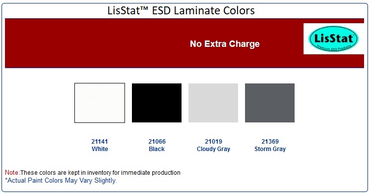 Cleanroom ESD Laminate | Cleanroom ESD Bottom Shelf for BenchPro ...